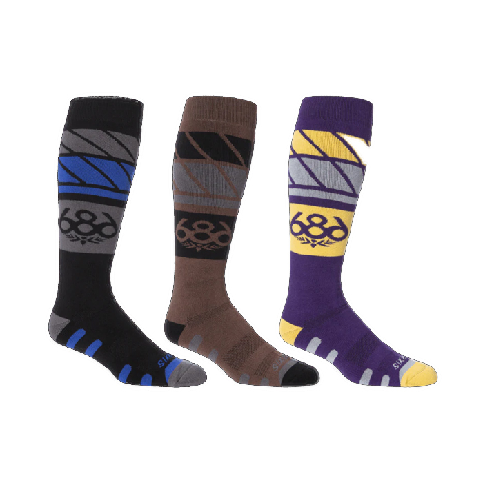 686 HEMISPHERE SOCKS 3 PACK | Salty Peaks Snowboard Shop