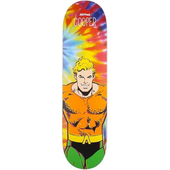 ALMOST COOPER AQUAMAN SKATEBOARD DECK 8.25” – Salty Peaks Snowboard Shop
