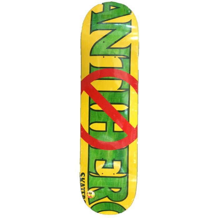 Anti Anti Skateboard Deck Medium Skateboard Deck 8.25″ – Salty Peaks ...