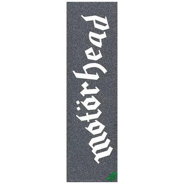 Motorhead Font Skateboard Grip Tape – Salty Peaks Snowboard Shop