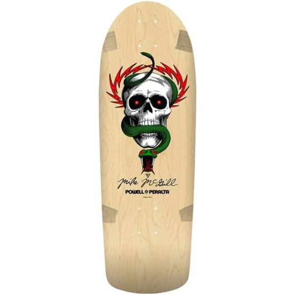 McGill Skull & Snake Skateboard Deck 10 – Salty Peaks Snowboard Shop