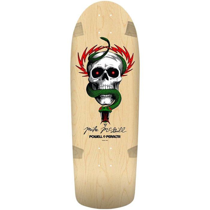 McGill Skull & Snake Skateboard Deck 10 – Salty Peaks Snowboard Shop
