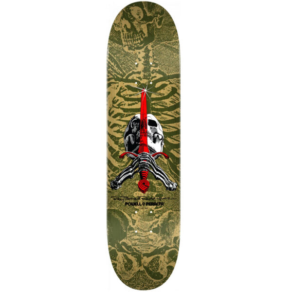 Skull & Sword Skateboard Deck – Salty Peaks Snowboard Shop