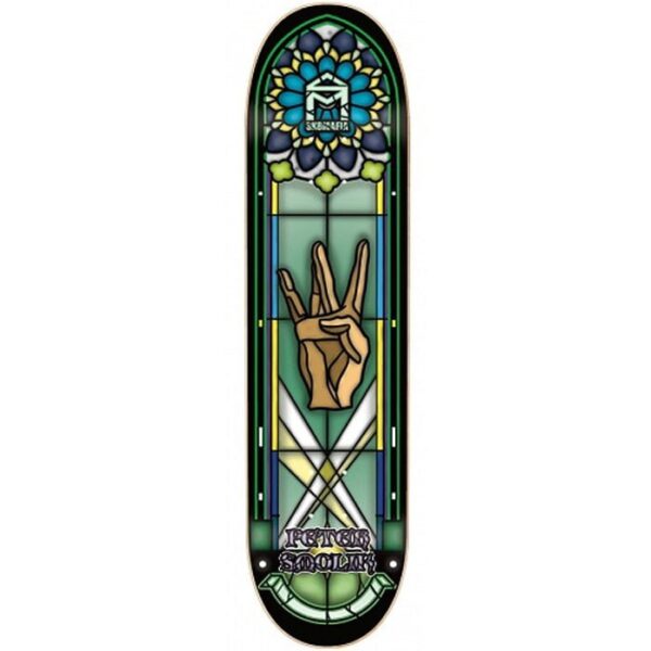 Stained Glass Smolik Skateboard Deck 8.19 | Salty Peaks Snowboard Shop