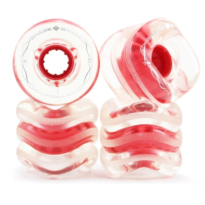 Ruote Skateboard Set 4 Ruote USA Ruote Cruiser Wheels Shark 78a 60 Mm ...