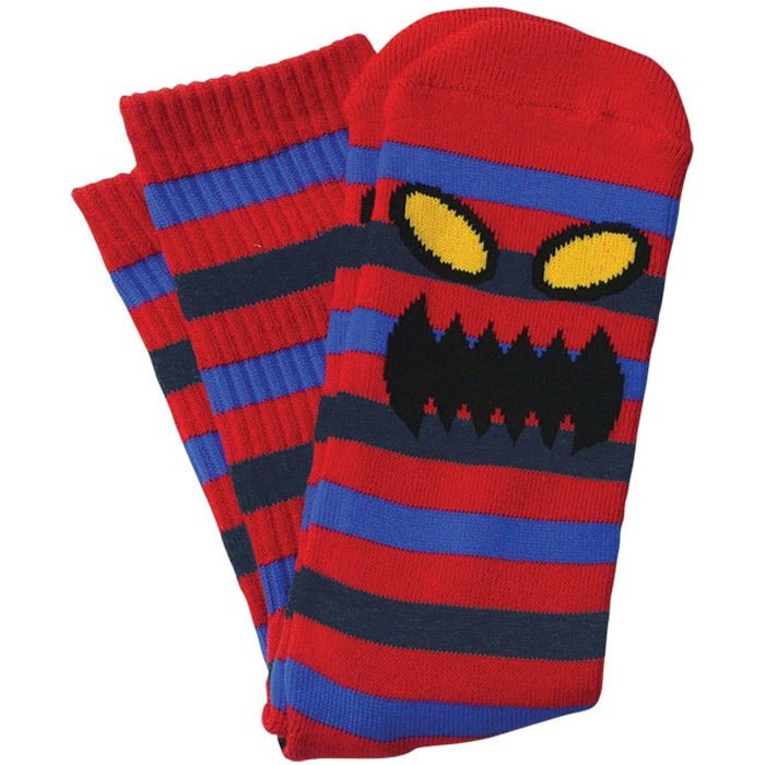 TOY MACHINE MONSTER STRIPE SOCKS – Salty Peaks Snowboard Shop