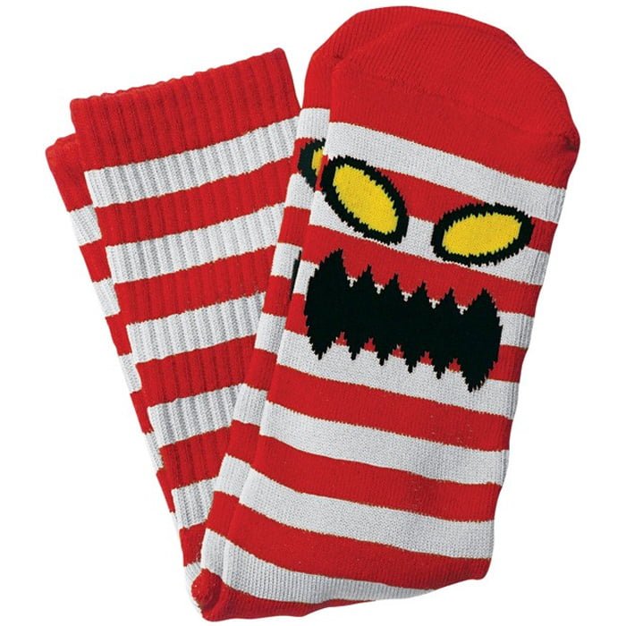 TOY MACHINE MONSTER STRIPE SOCKS – Salty Peaks Snowboard Shop