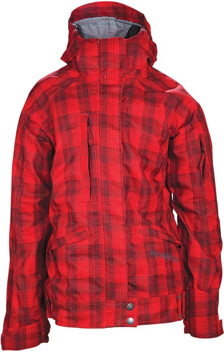 Women's Smarty Cadence Jacket [Red Plaid] | Salty Peaks Snowboard Shop