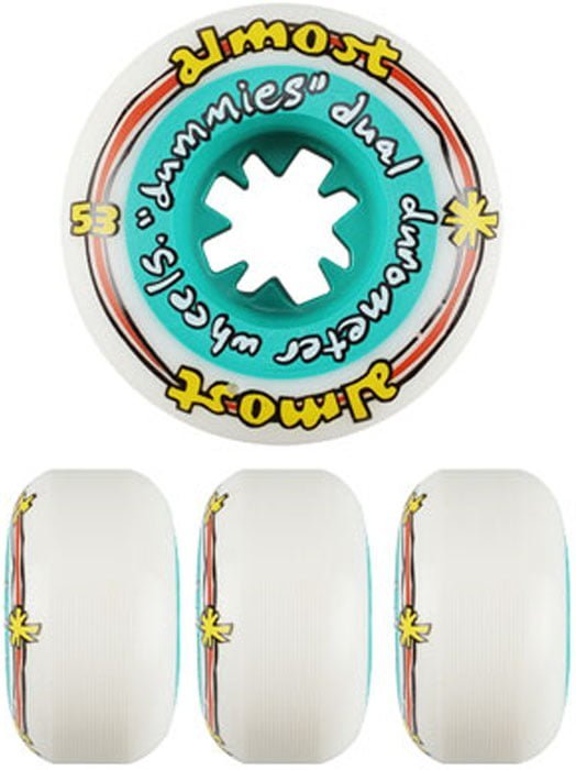 ALMOST DUMMIES DUAL DUROMETER WHEELS 52MM – Salty Peaks Snowboard Shop