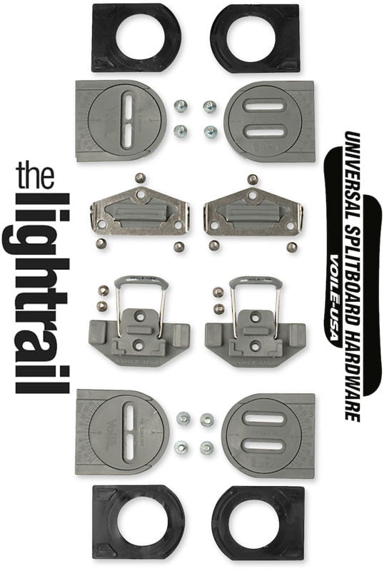 Universal Splitboard Hardware for Light Rail – Salty Peaks Snowboard Shop