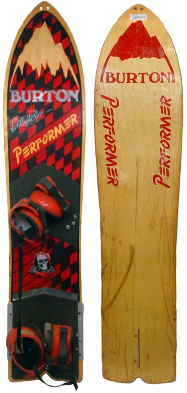 BURTON PERFORMER 1985 WITH BINDINGS 140CM – Salty Peaks Snowboard Shop
