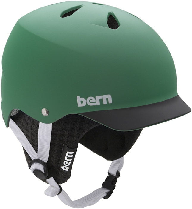 Watts Matte Green Black Helmet | Salty Peaks Snowboard Shop