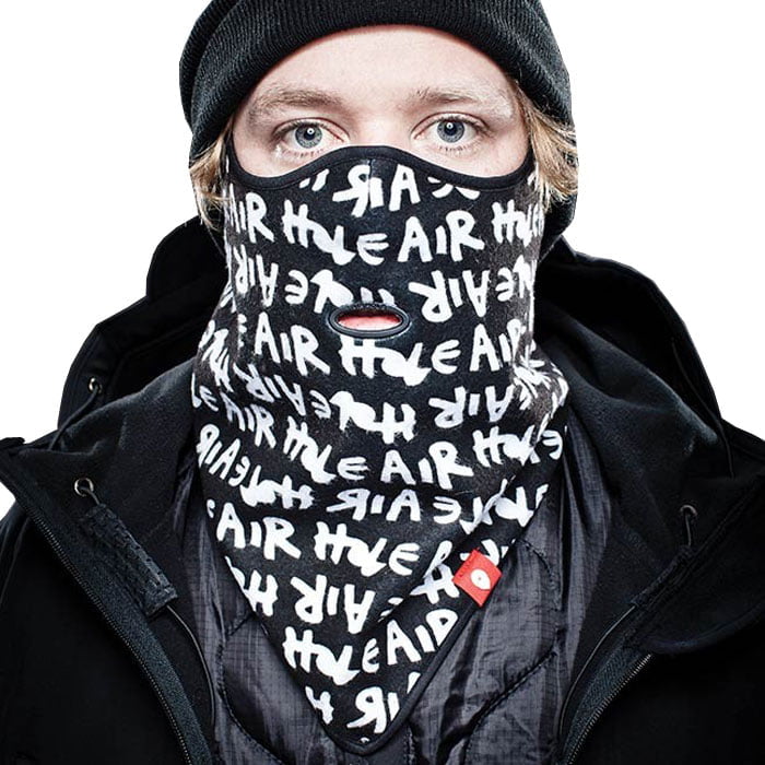 AIRHOLE SCRIPT STANDARD 2 FACE MASK – Salty Peaks Snowboard Shop