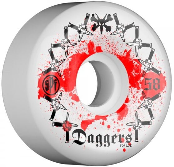 SPF Dagger 3 Skateboard Wheels – Salty Peaks Snowboard Shop