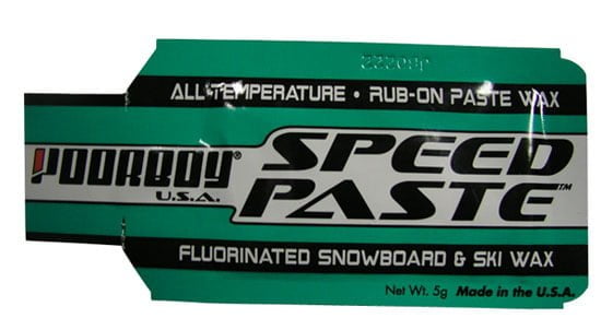 POORBOY SPEED PASTE WAX – Salty Peaks Snowboard Shop